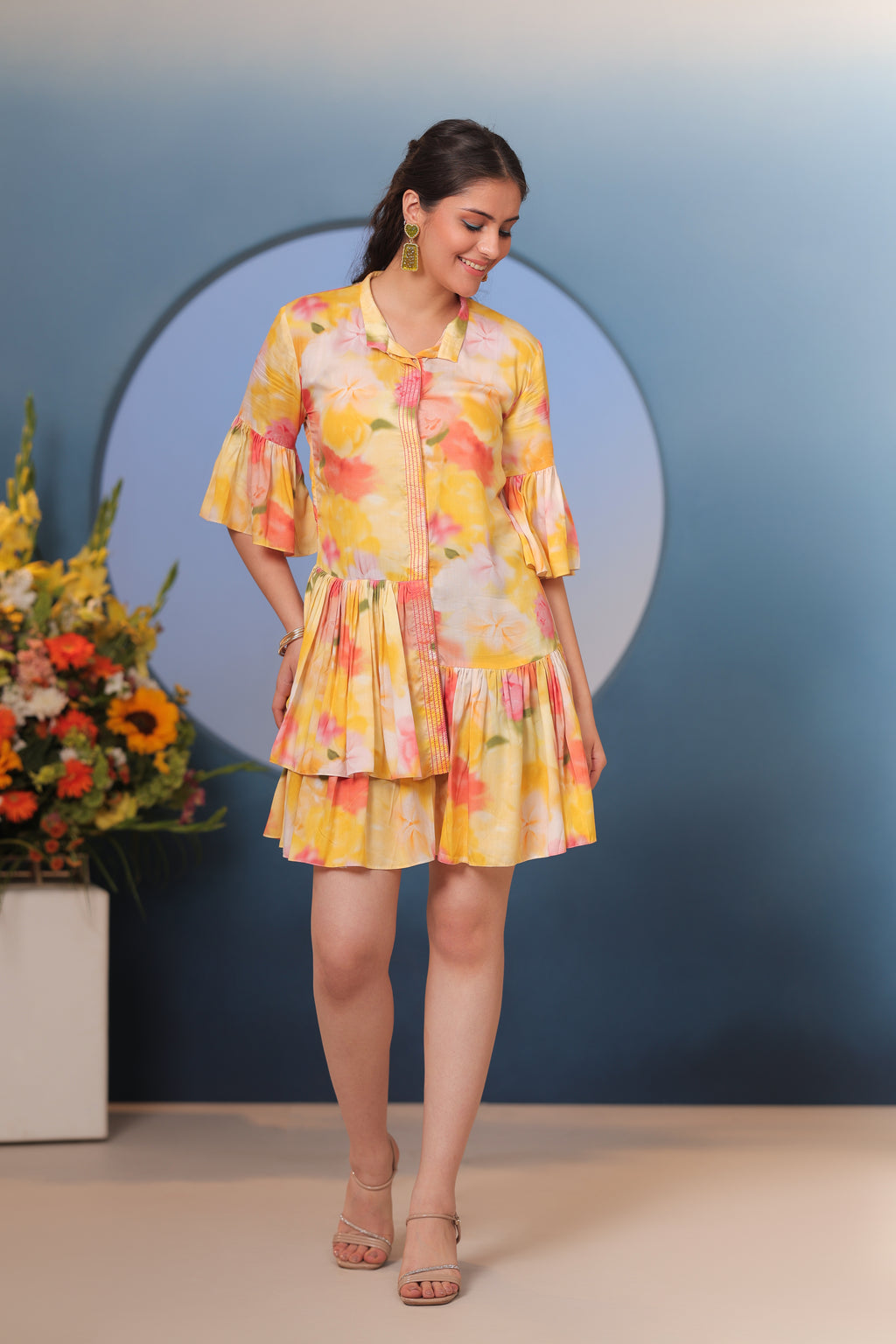 Peony Pleat Dress – Eekrit